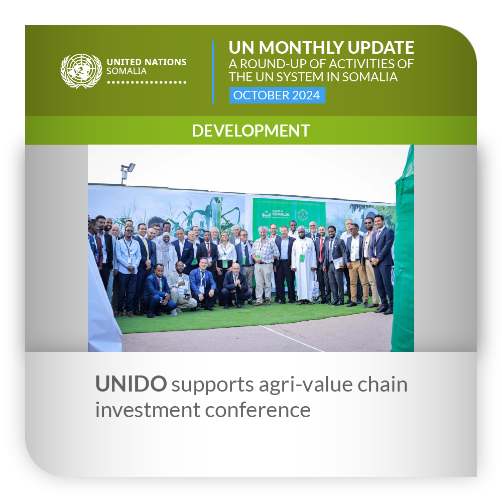 A round-up of activities of the UN system in Somalia in October 2024 ...